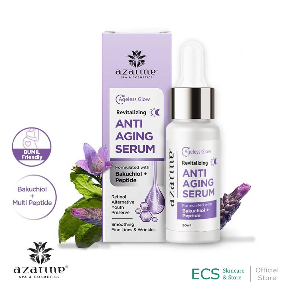 Azarine Revitalizing ANTI AGING SERUM 20 ml -Mengandung Bakchiol ...