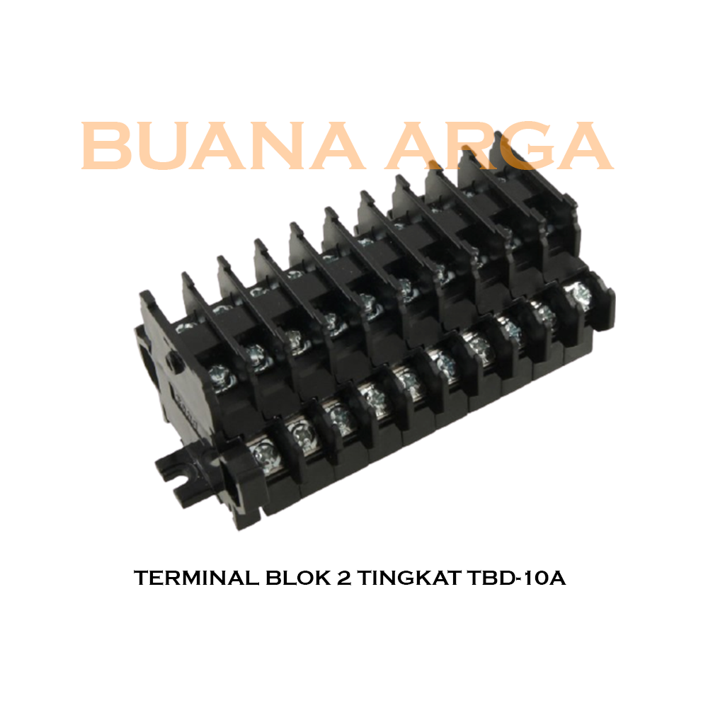 Leveling Terminal Block 2 Susun / 2 Tingkat TBD-10A 10A Fort | Lazada ...