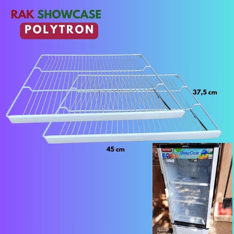 RAK SHOWCASE POLYTRON AMBALAN SHOWCASE | Lazada Indonesia