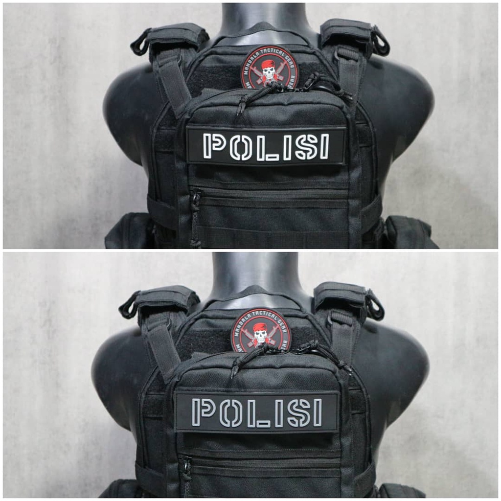 Patch Polisi / patch polisi untuk bodyvest | Lazada Indonesia