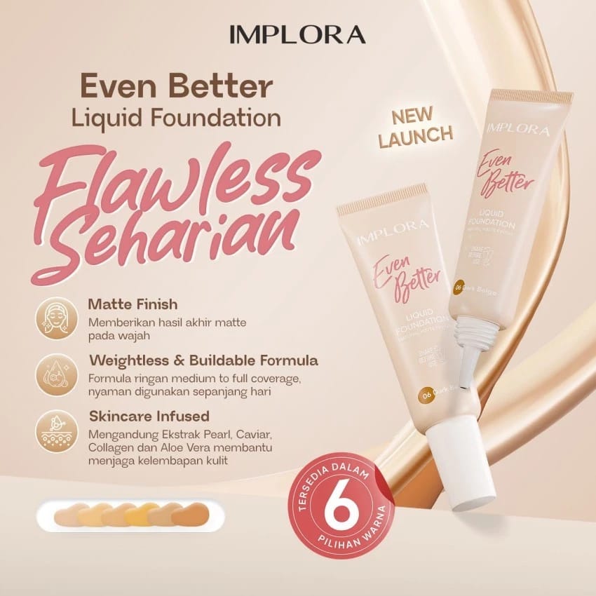 Implora Even Better Liquid Foundation 25gr - ORIGINAL 100% | Lazada ...