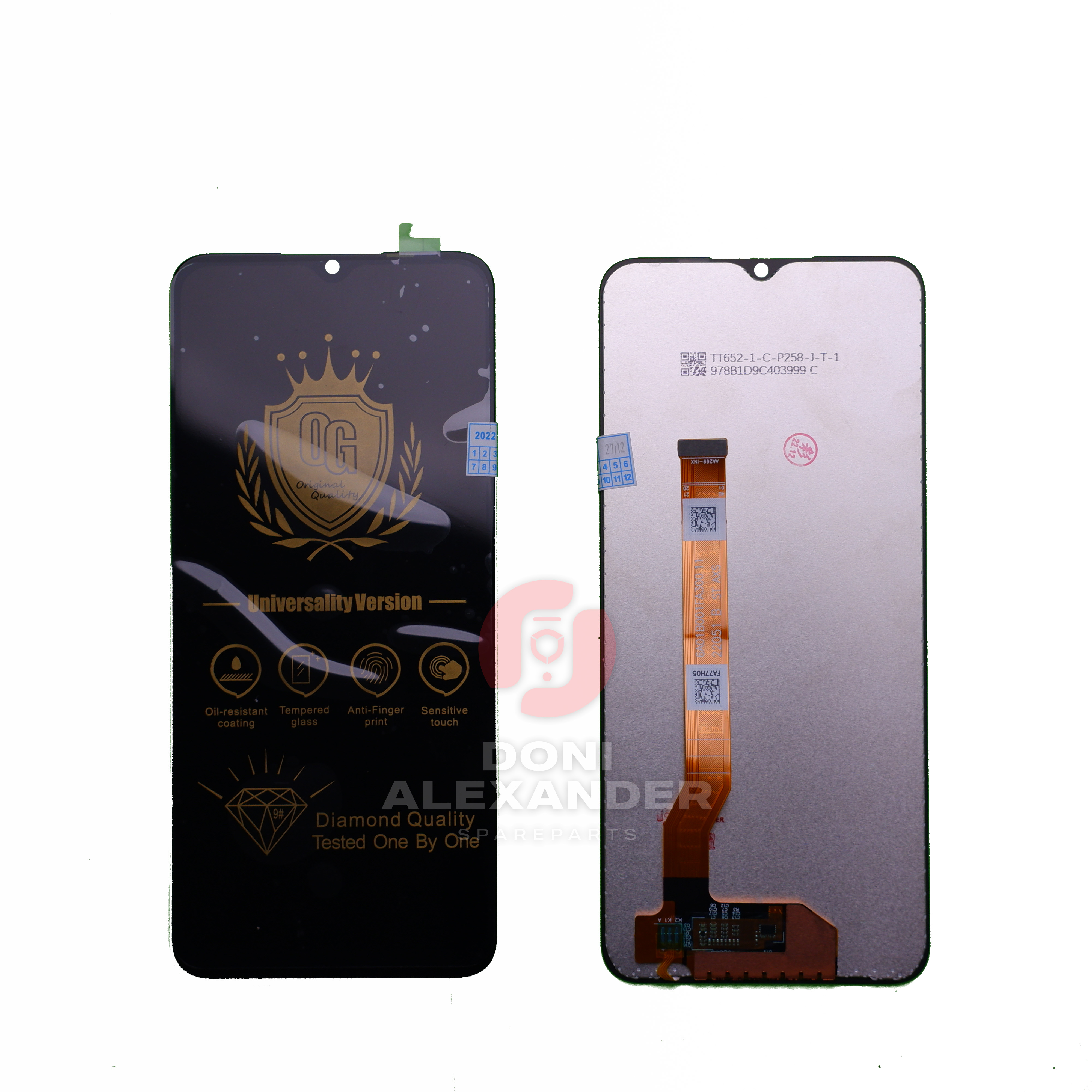 LCD TOUCHSCREEN OPPO A17 - A77S - A57 2022 - A77 5G COMPLETE ORIGINAL 1 ...