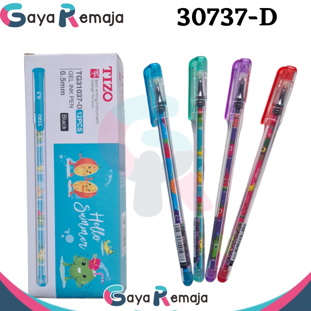 Gel Pen TIZO | Pulpen 1 Pak & Ecer Murah | Fancy Pen | ballpoint tizo ...