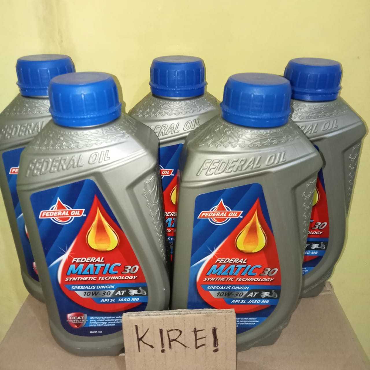 FEDERAL MATIC ECOMAXX OIL MOTOR MATIC OLI SEMUA MOTOR MATIC 800ML JASO ...