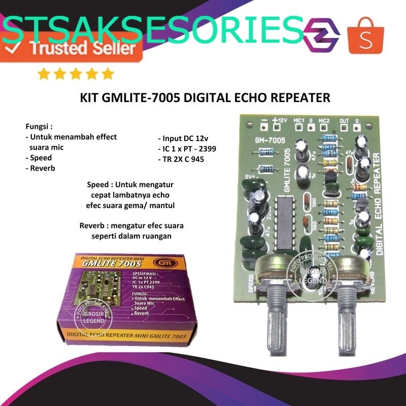 Kit Digital Echo Repeater Mini GMLITE 7005 | Lazada Indonesia