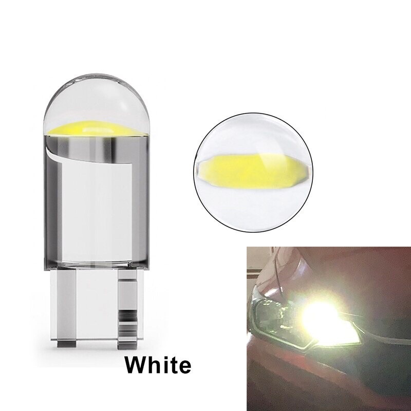 Lampu Led T10 Kaca Resin Full Transparant TERANG 360° Lampu Senja Lampu ...