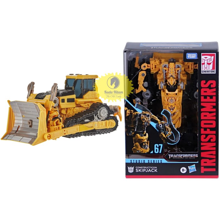 Hasbro Transformers Studio Series 67 Voyager Construction Skipjack ...