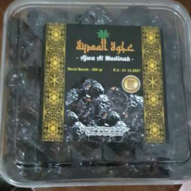 kurma ajwa kurma nabi packing 500gr toples | Lazada Indonesia