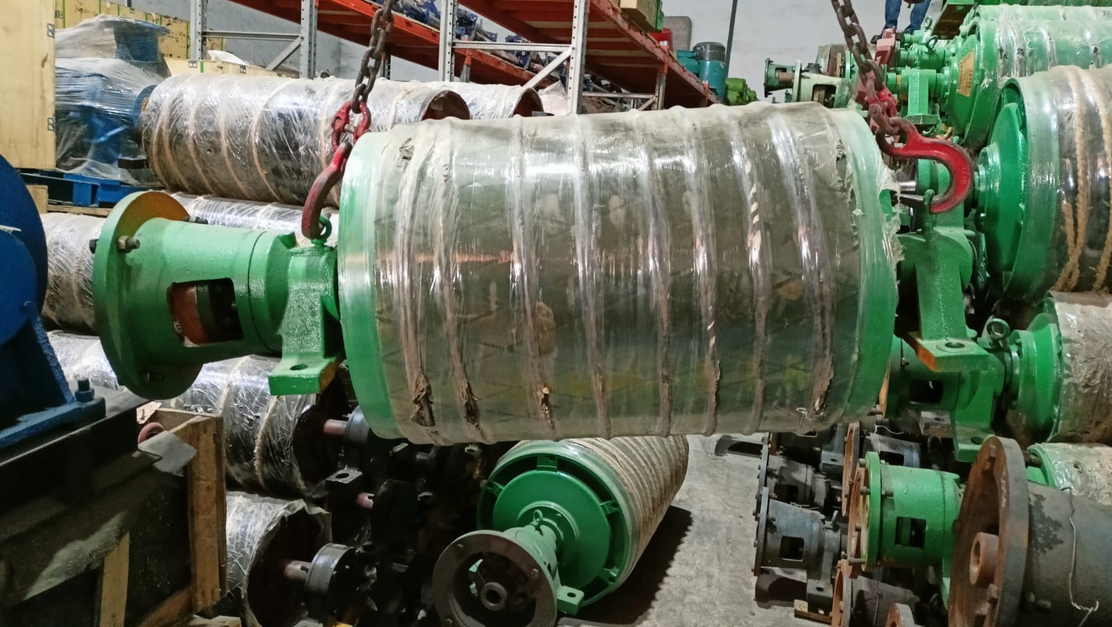 Motorized Head Pulleys WD5080-1.6m/s motorized drum drum motor ...