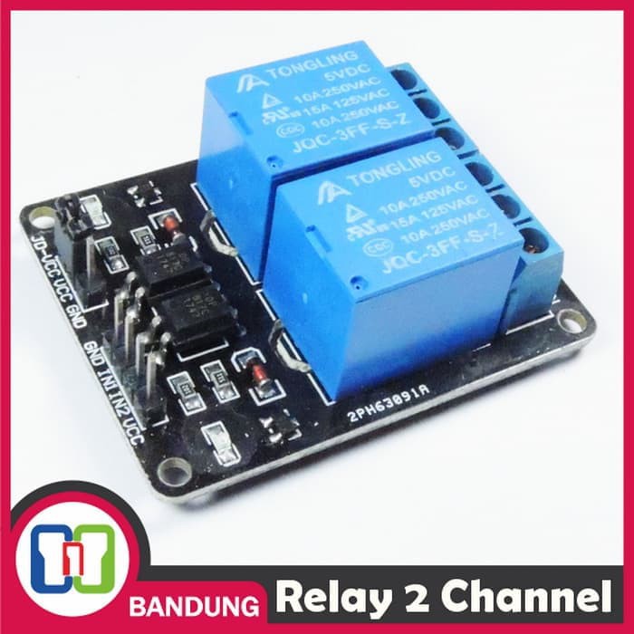 [REL-0001] RELAY 5V 2 CHANNEL OUTPUT 250VAC 30VDC 10A WITH OPTOCUPLER ...