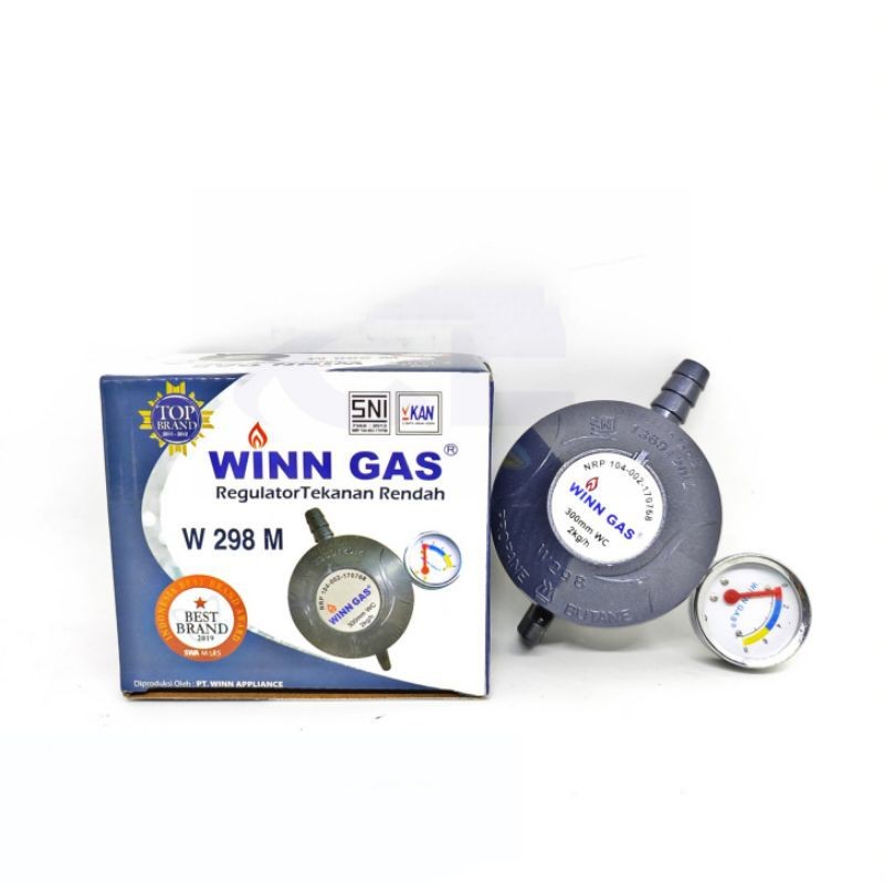 REGULATOR GAS TEKANAN RENDAH WINN GAS W-298 METER | Lazada Indonesia