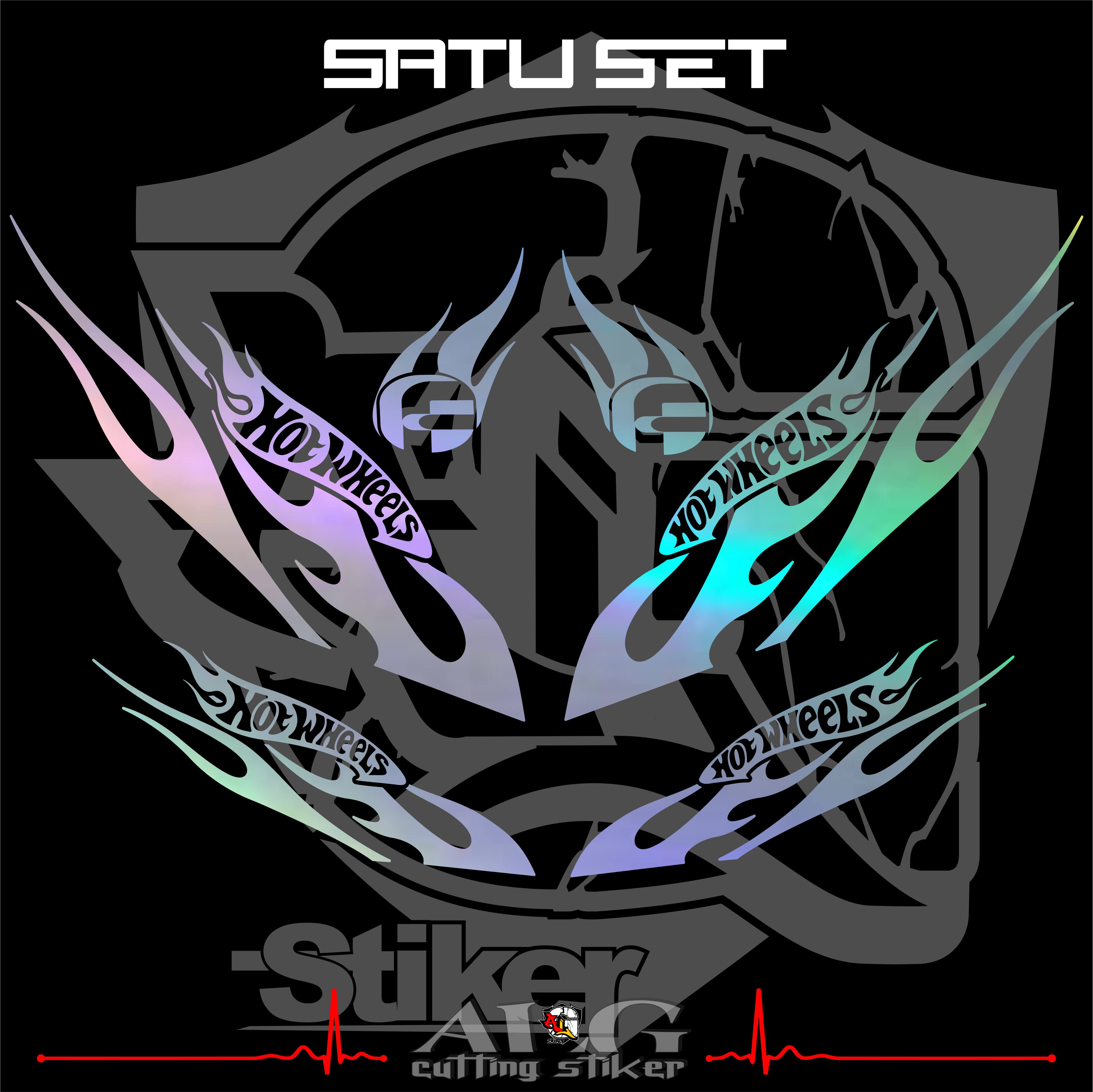 STICKER CUTTING/STRIPING FAZZIO API HOT WHEELS/SCF.302/STIKER FAZZIO ...