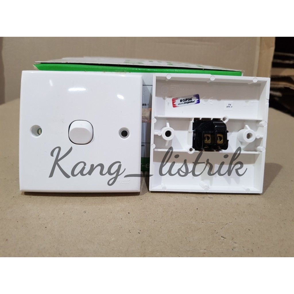 Saklar Engkel E31 Schneider S-Clic Clipsal E31/1/2AR | Lazada Indonesia