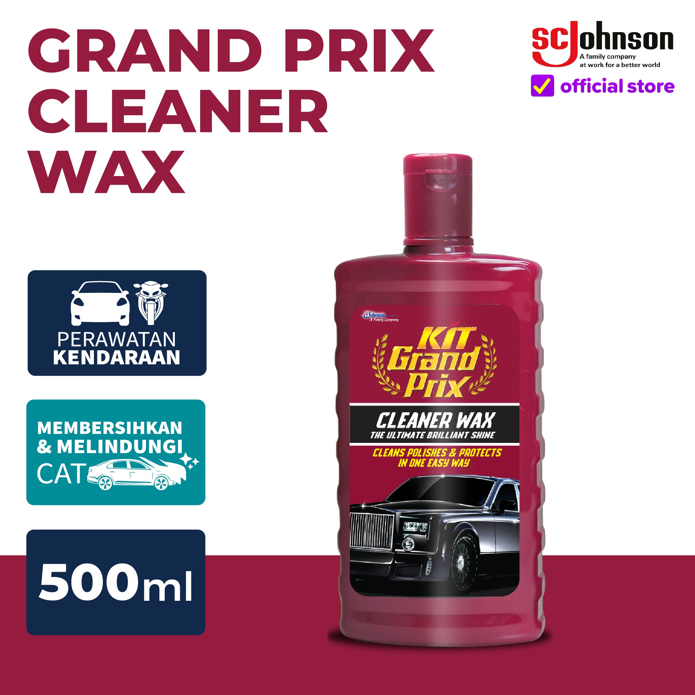 KIT Grand Prix Cleaner Wax 500 mL | Lazada Indonesia