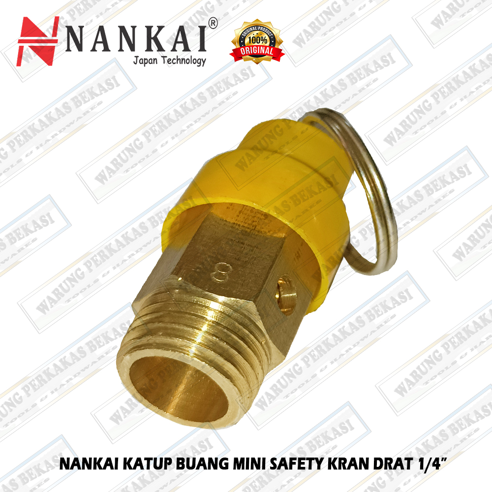 Nankai Mini Safety Valve Darat 1/4" Kran Tarik Katup Buang Angin ...
