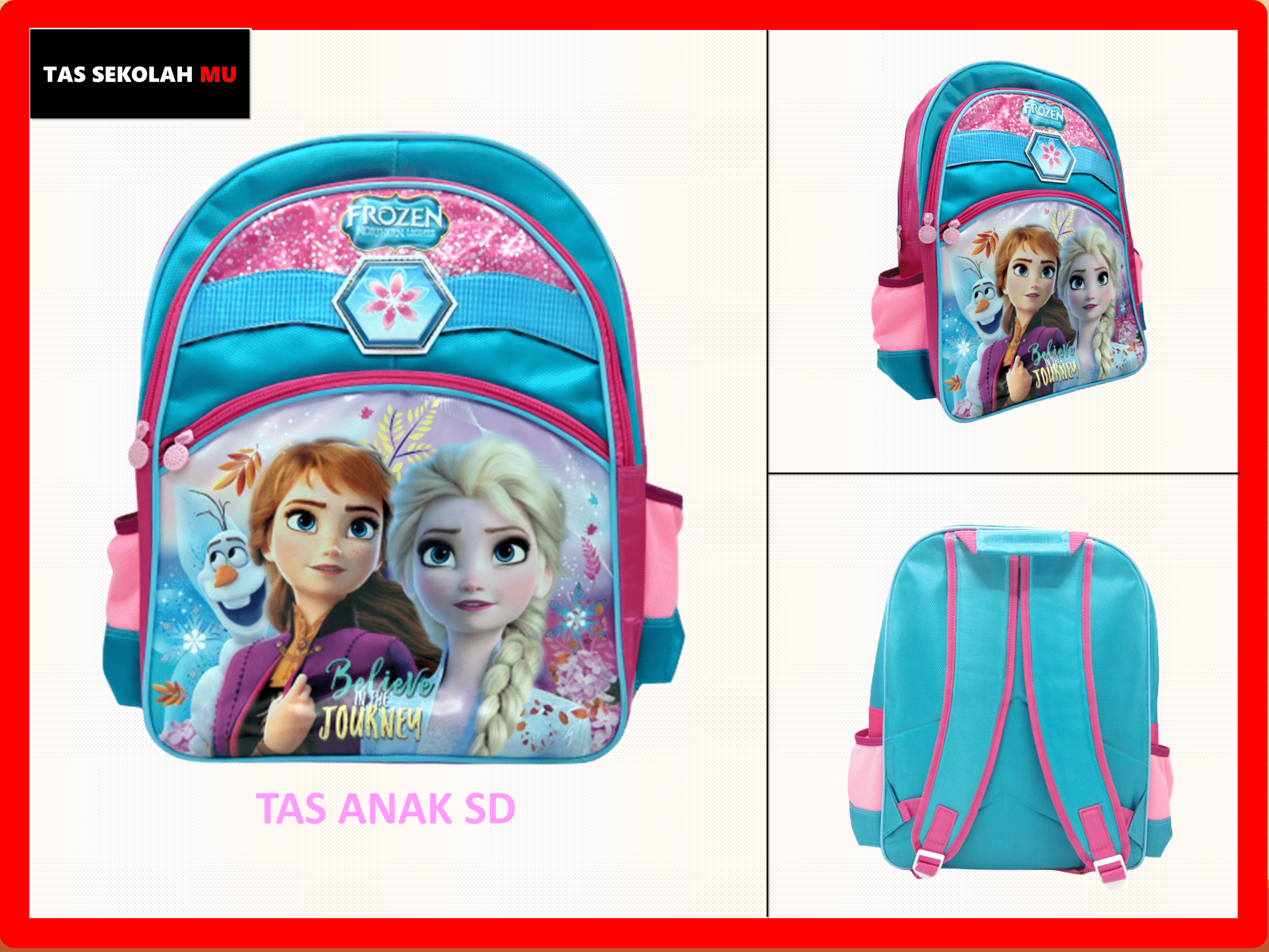 Tas Ransel Anak SD Karakter Frozen | Lazada Indonesia