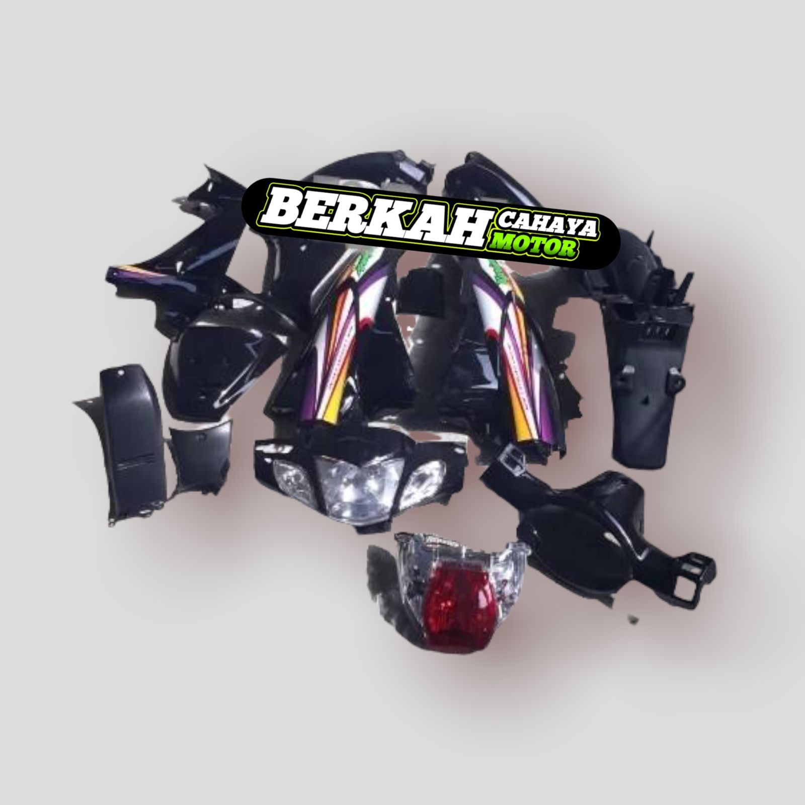 Full body Honda Karisma X 125 / 125D komplit Hitam | Lazada Indonesia