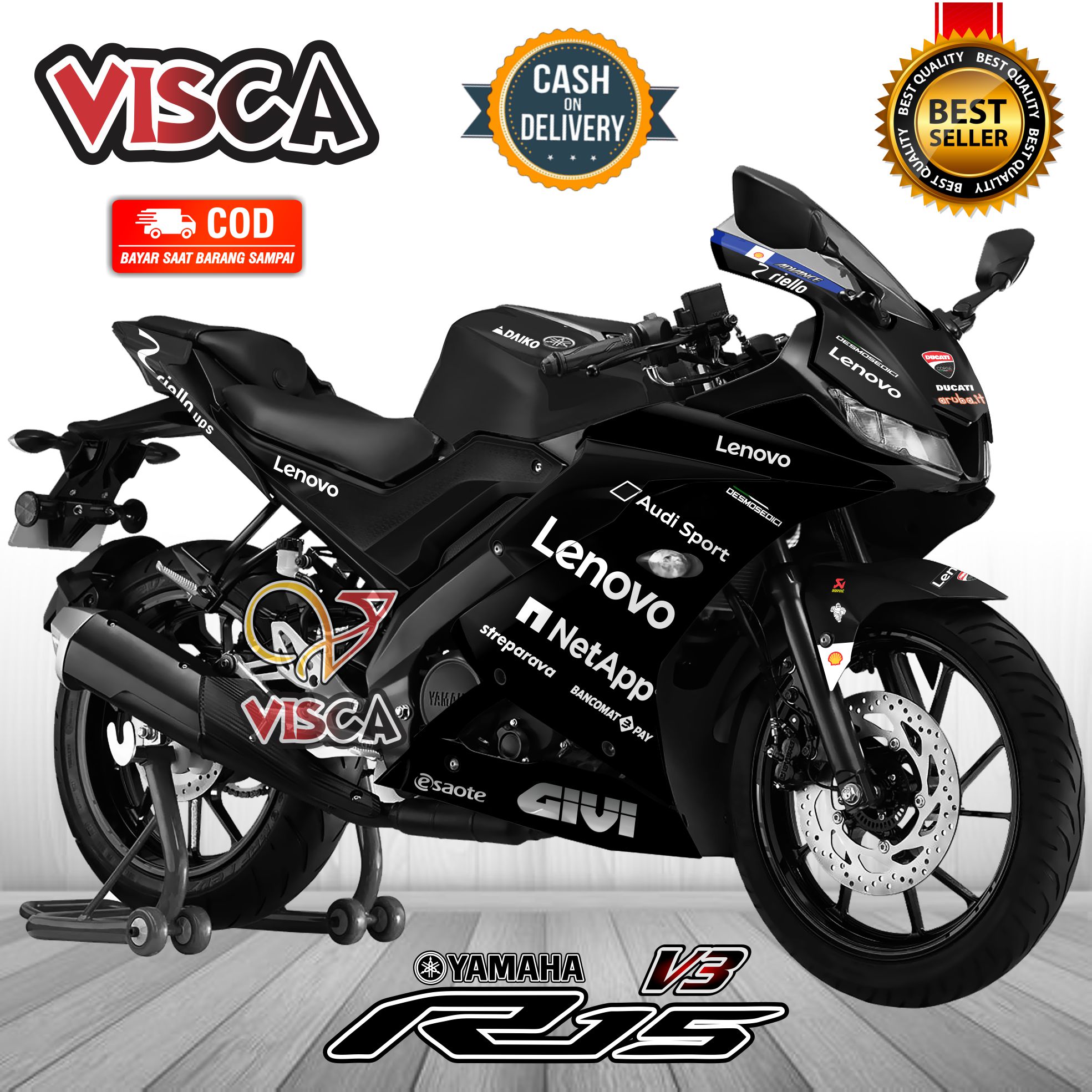 Decal R15 V3 Full Body Keren Stiker R15 V3 Full Body Keren Striping R15 ...