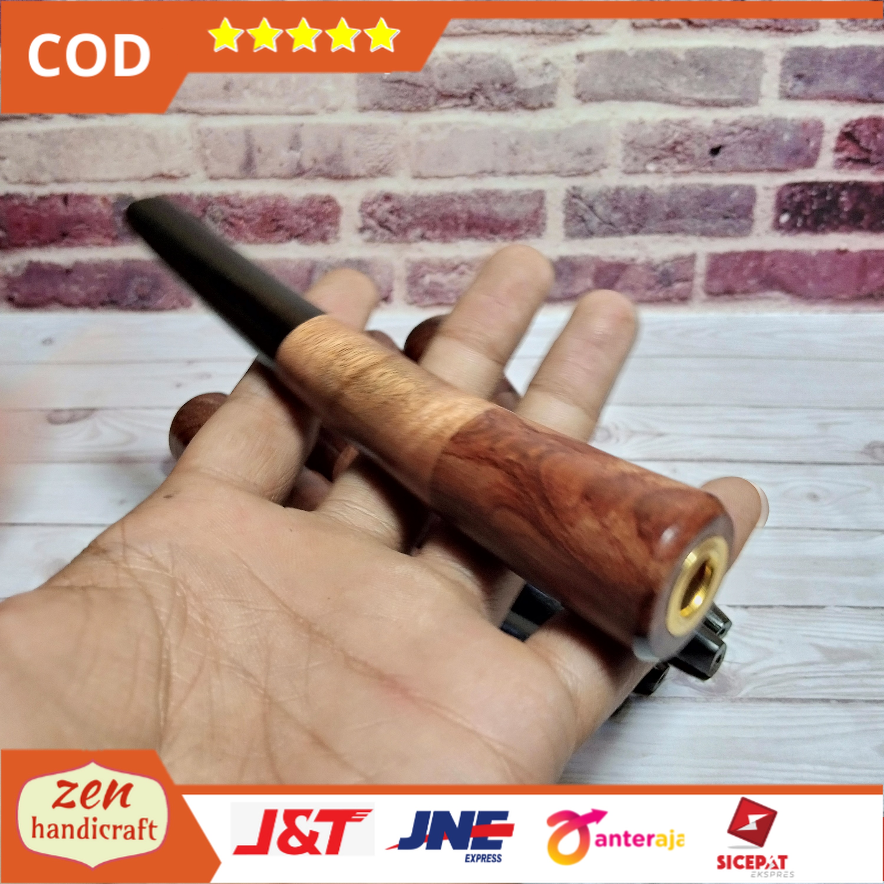 PIPA ROKOK ONCE KOMBINASI TIGA KAYU LANGKA | Lazada Indonesia