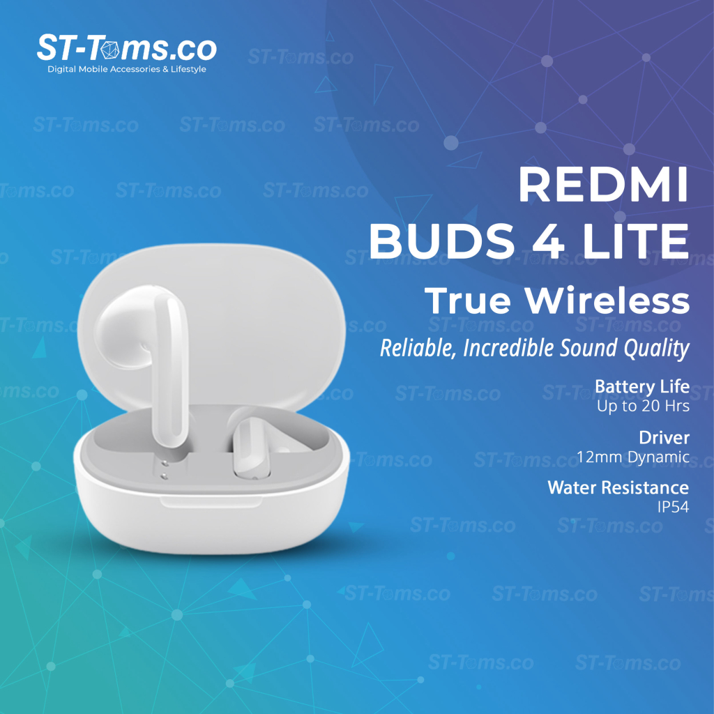 Xiaomi Redmi Buds 4 Lite / Buds4 TWS True Wireless 20Hrs Battery Life ...