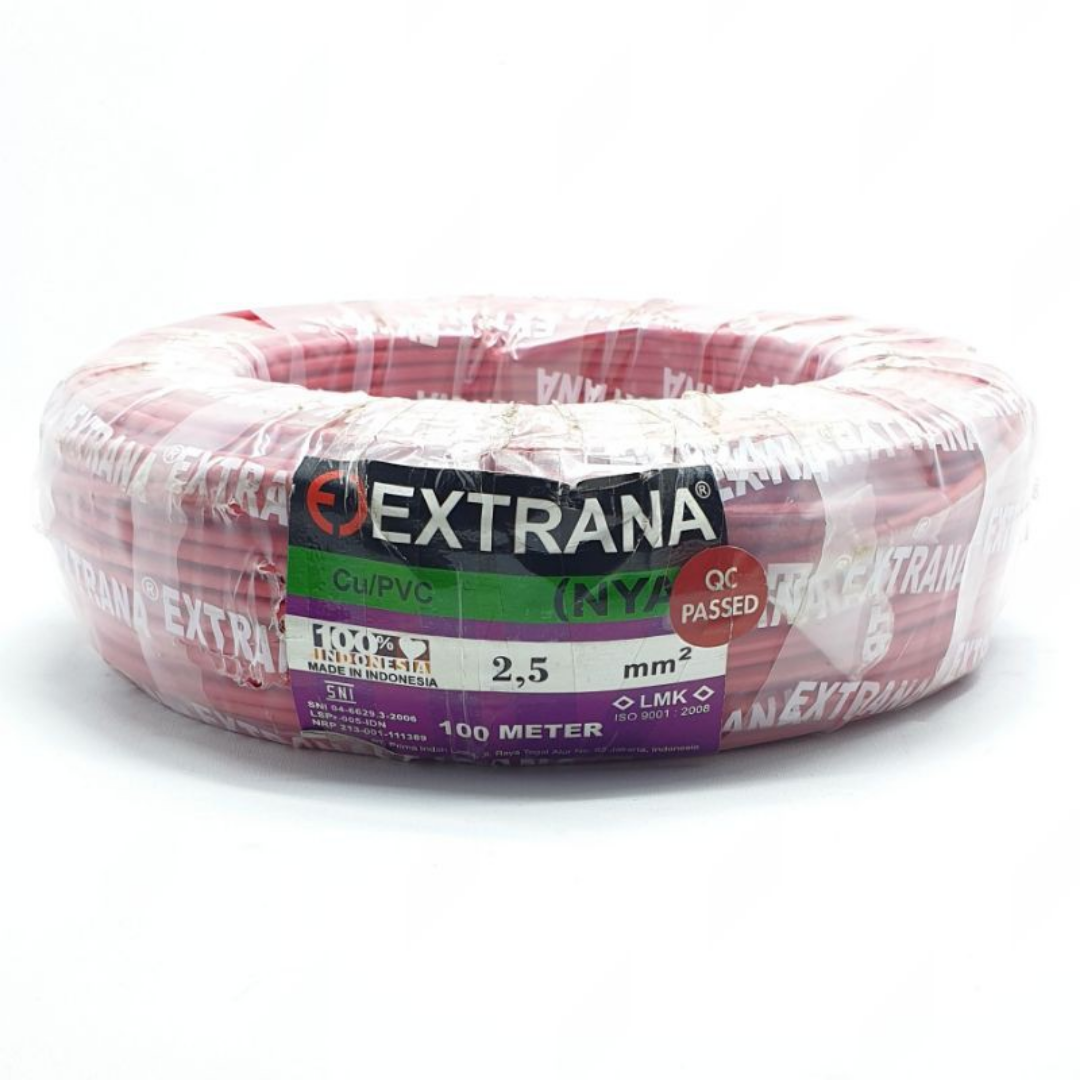 Extrana NYA 2,5mm² 100 meter Full SNI FULL LMK / Kabel Listrik Nya 1x2 ...