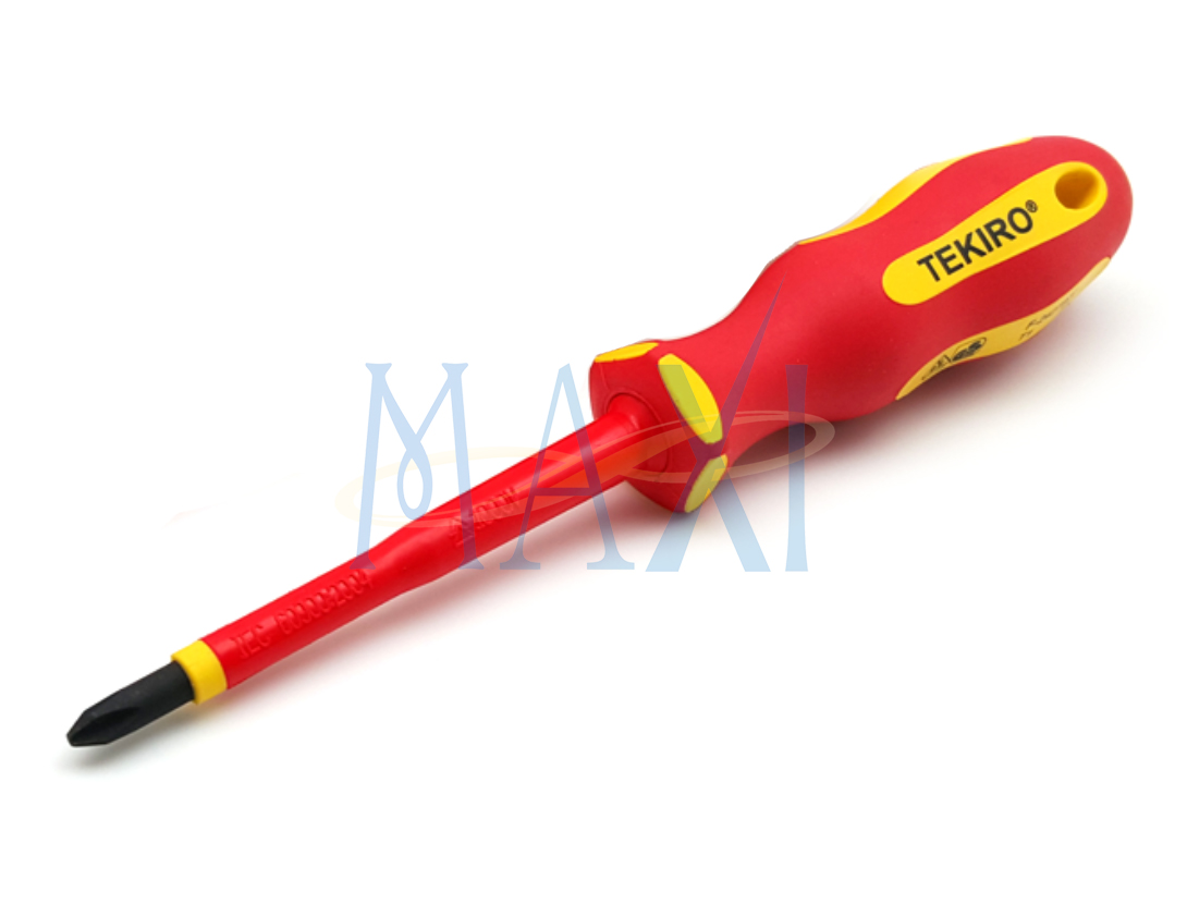 TEKIRO Obeng Listrik / Insulation Screwdriver uk. PH0 (3) X 60 mm ...