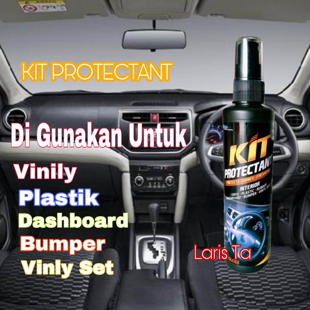 KIT PROTECTANT HIGH GLOOSS 165 ml/PENGKILAP DAN PERAWATAN DASHBOARD ...