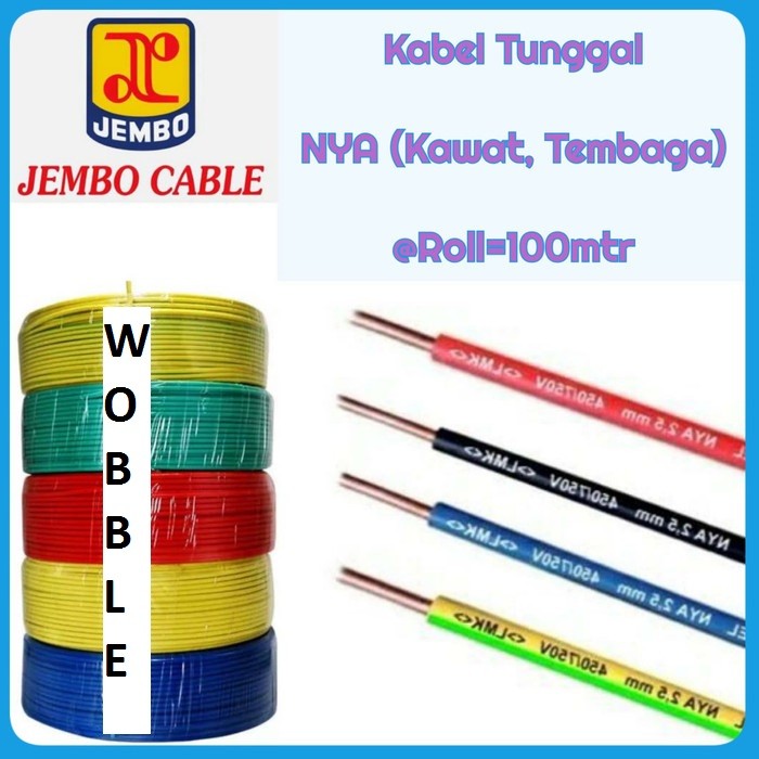 Kabel NYA Jembo 1x2.5 - 100Mtr | Lazada Indonesia