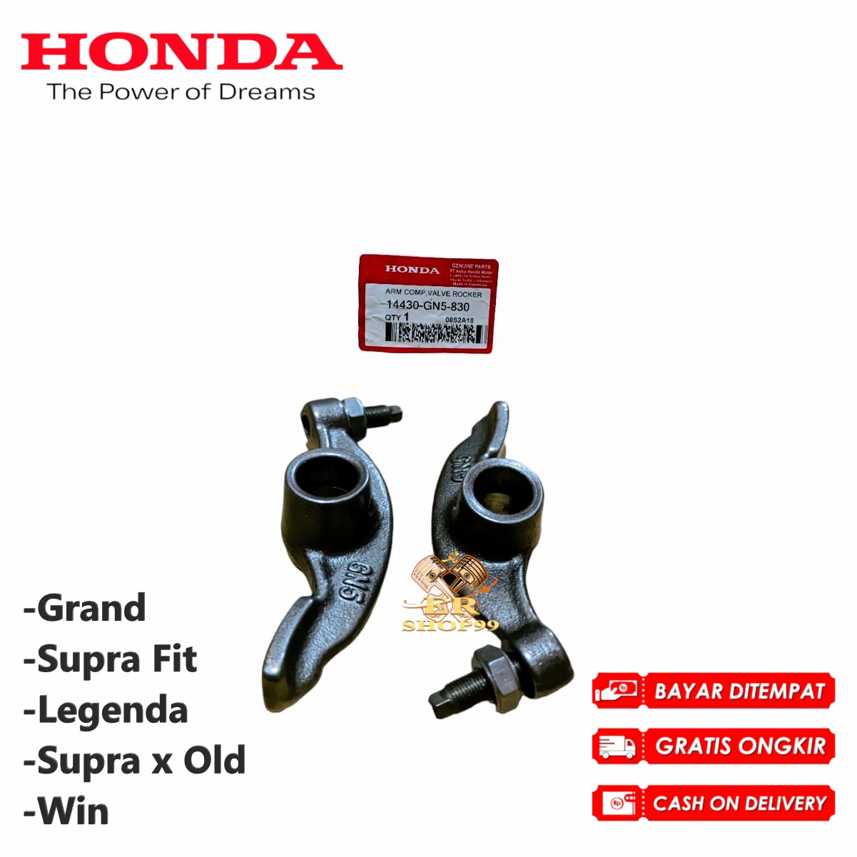 Pelatuk Klep Supra, Grand, Prima, Supra Fit, Legenda | Lazada Indonesia