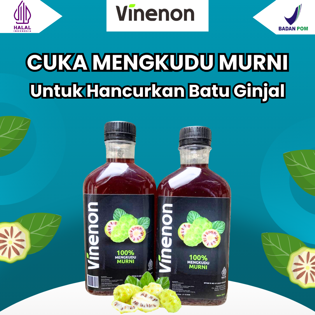 VINENON Cuka Mengkudu Murni With Mother Original - 100% Mengkudu Asli ...