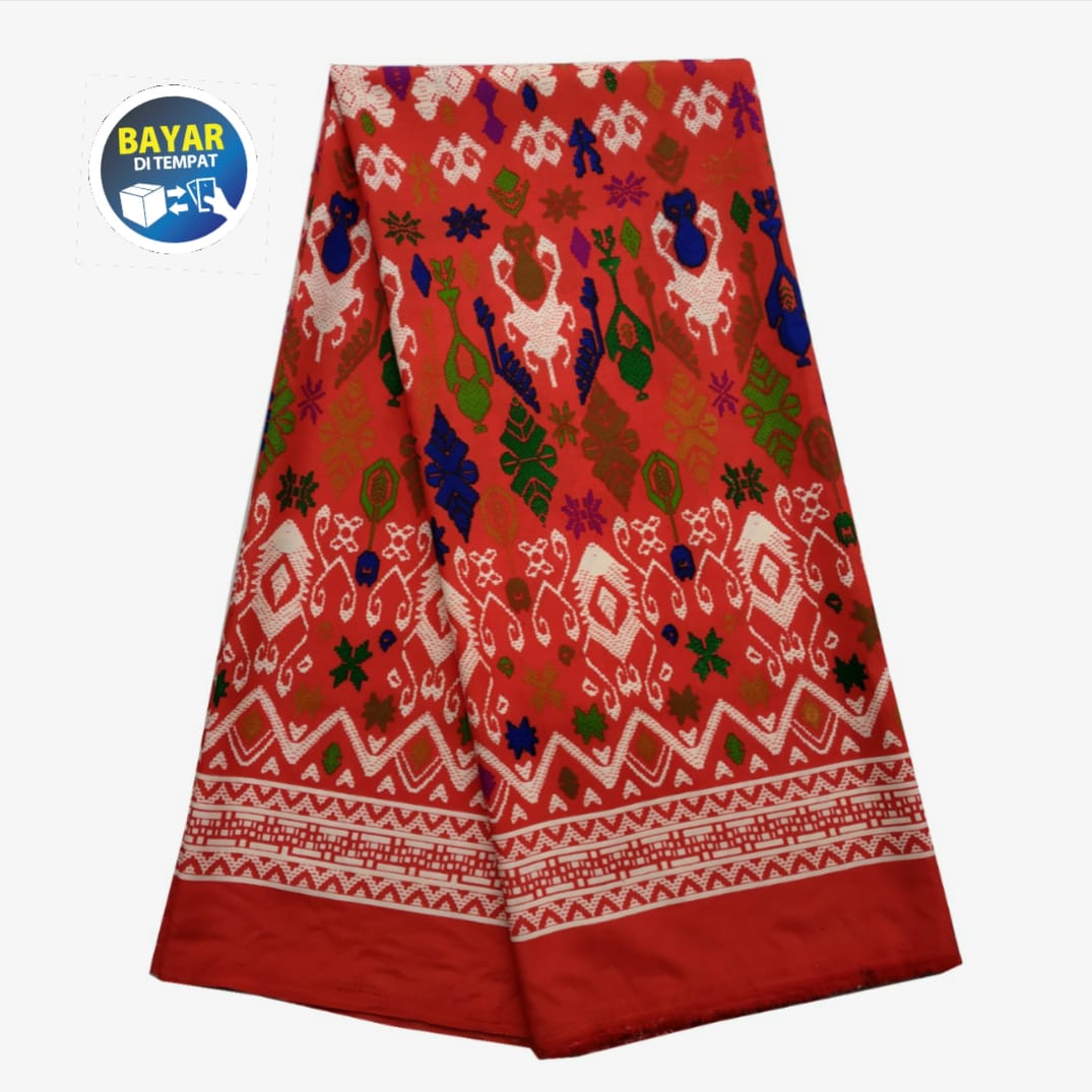 SudanBali - Kain Lembaran Satin Songket Endek Batik Printing Bahan ...