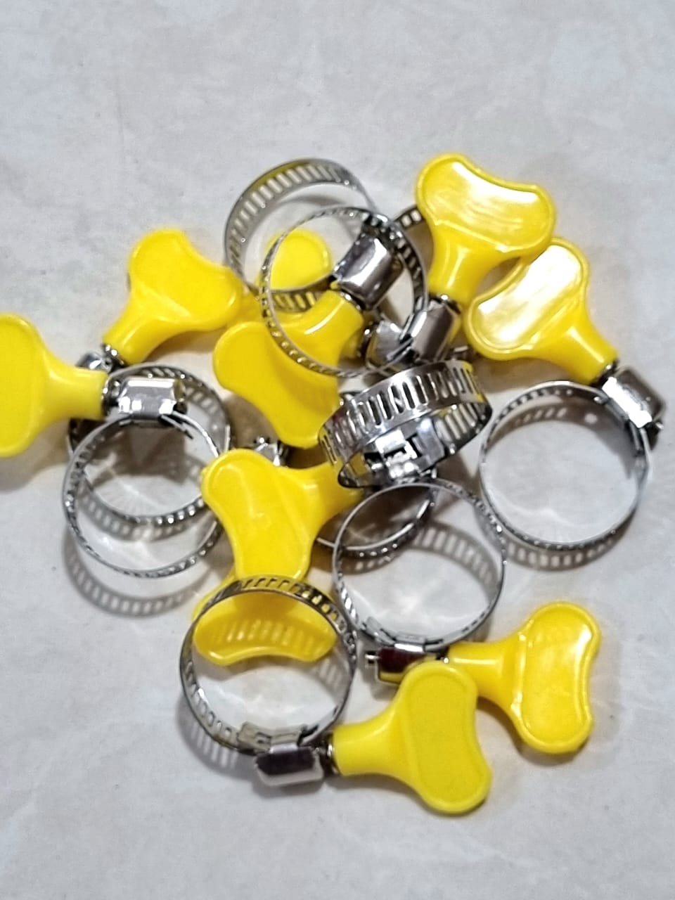 KLEM SELANG GAS LPG AIR PENGUAT kuping hose clamp putar ring clam besi ...