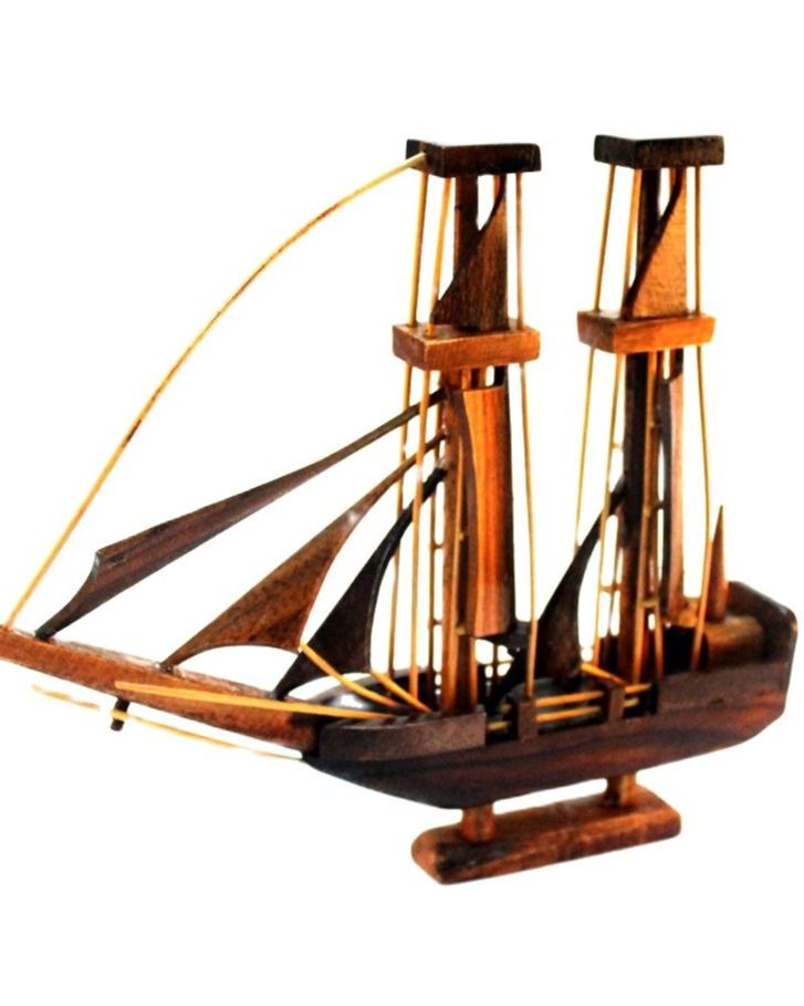 Miniatur Perahu Kayu / Miniatur Kapal Pinisi /Miniatur Perahu Layar ...