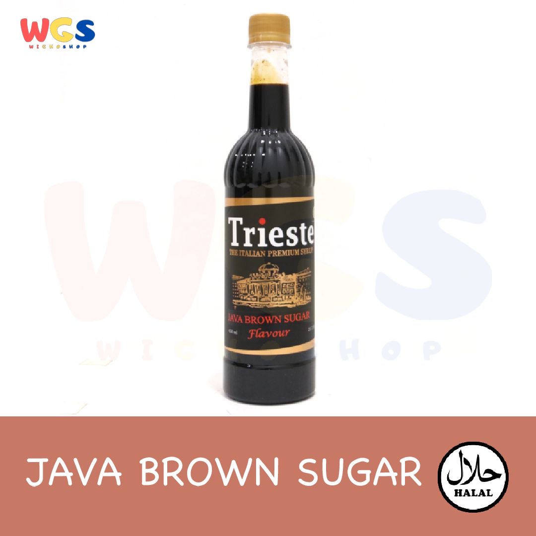 Trieste Syrup Java Brown Sugar Flavored 650ml - Sirup Rasa Gula Merah ...