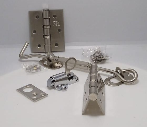 Slot Jendela Kodok + Engsel Jendela 3 Inch Tebal Warna Putih Silver ...