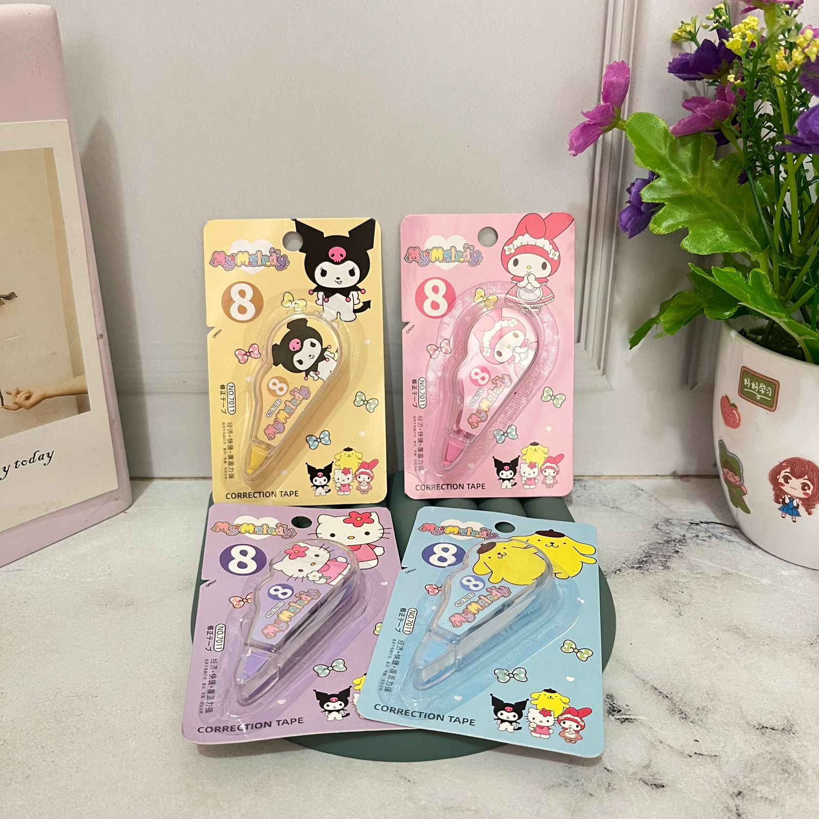 Correction Tape Sanrio Kecil Jinuo - alat tulis plester tipeks cair ...