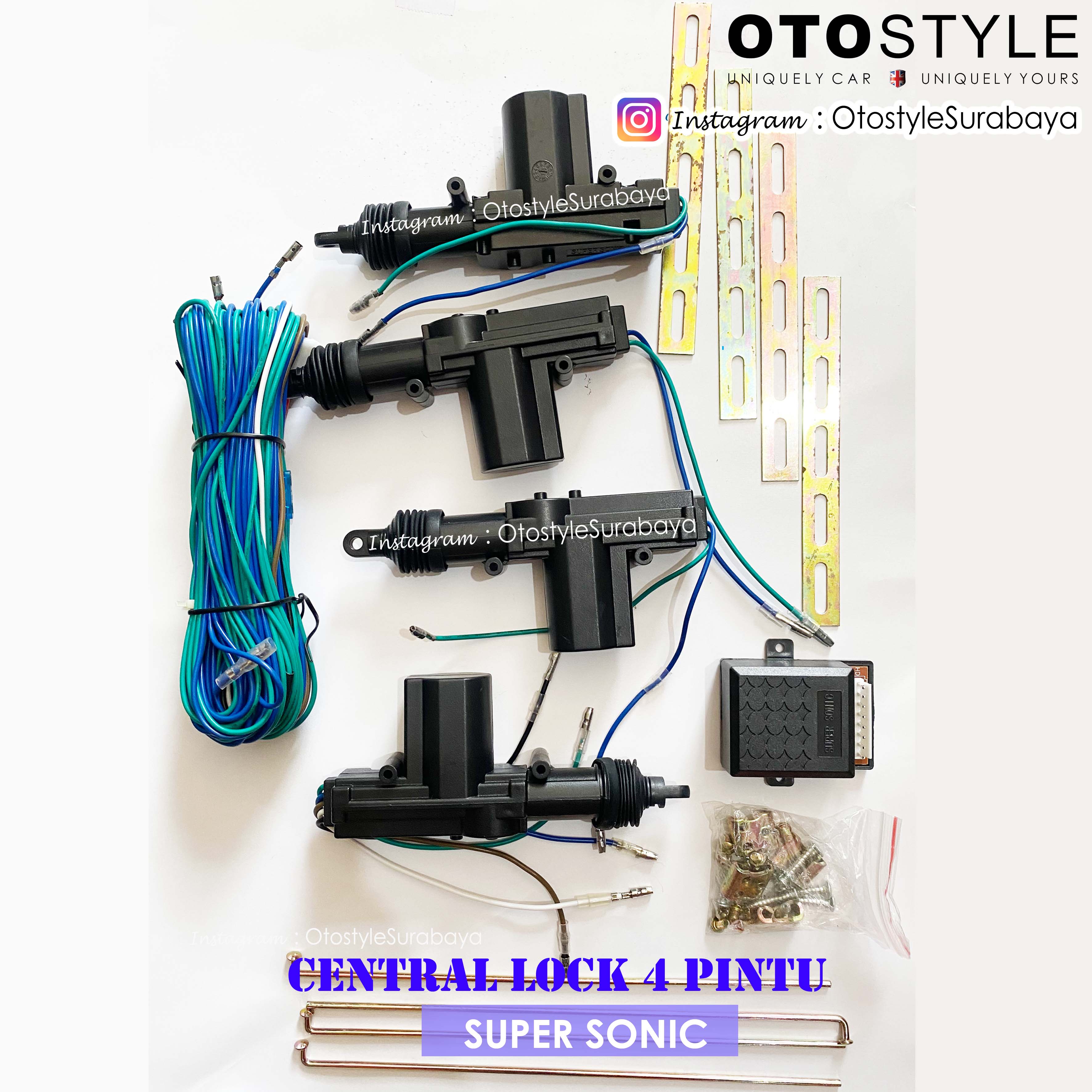 Central Power / Central Lock Door Locking system (set lengkap) | Lazada ...