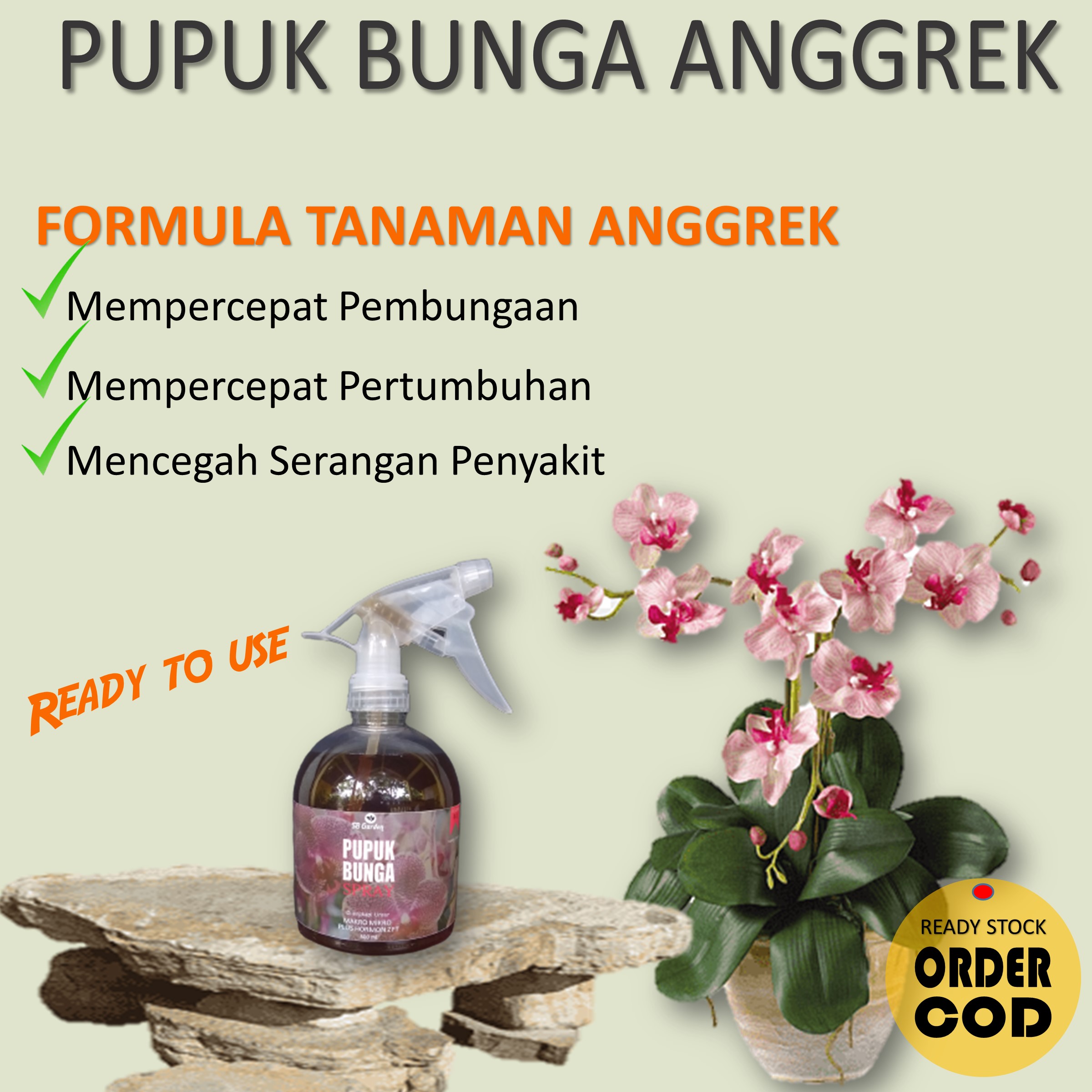 Pupuk Anggrek Spray Agar Bunga Anggrek Cepat Berbunga. Pupuk Organik ... Pupuk Anggrek Spray Agar Bunga Anggrek Cepat Berbunga. Pupuk Organik ...