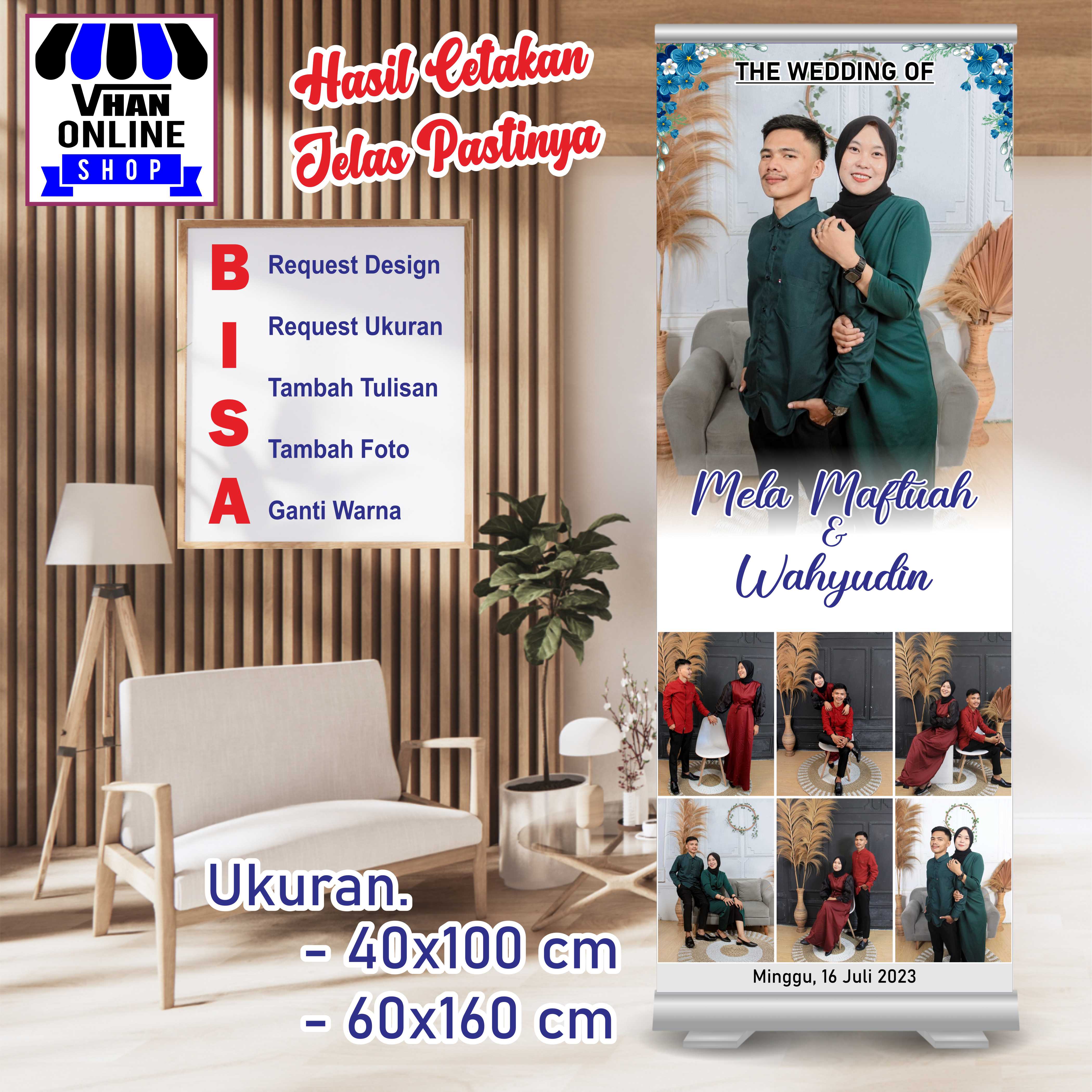 Cetak Spanduk Banner Foto Untuk Acara Pernikahan atau Wedding Keren ...