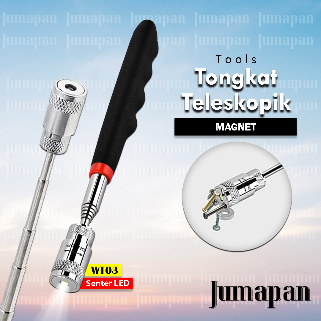 Tongkat Magnet Telescopic Teleskopik Magnetic Pick Up Pickup Tool Pen ...