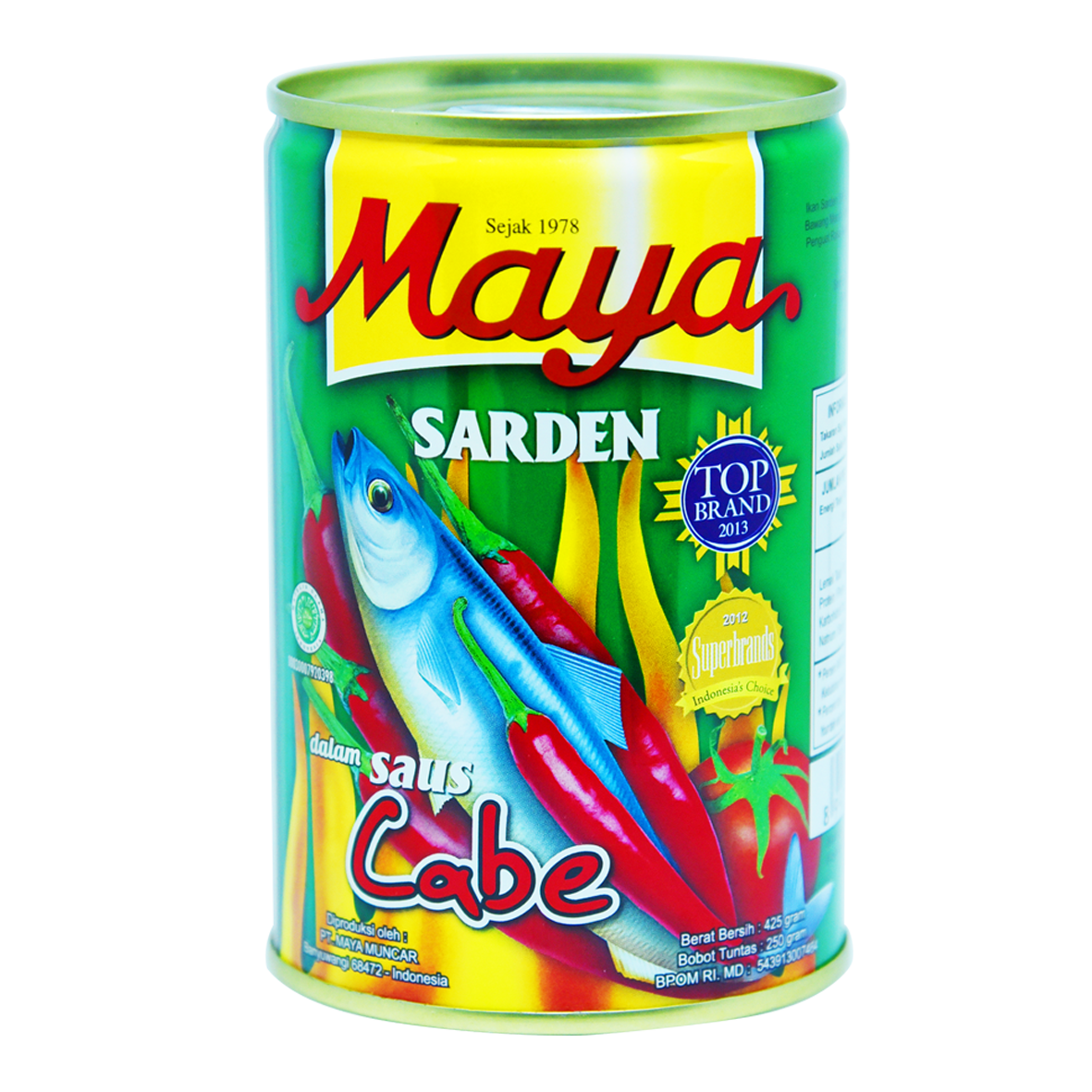 MAYA SARDINES CHILI 425 GR | Lazada Indonesia