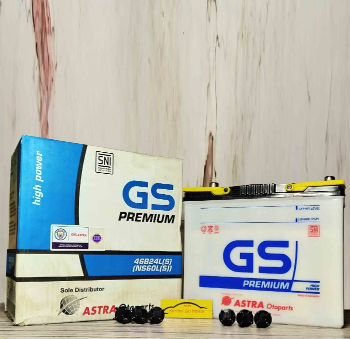 AKI GS ASTRA PREMIUM NS60LS ACCU GS PREMIUM BASAH ETIOS SIENTA INNOVA ...