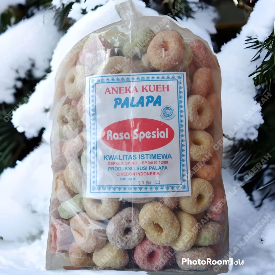 Donat Arcon Rainbow Manis Isi 1 Kg Cemilan Daerah / Makanan Ringan ...