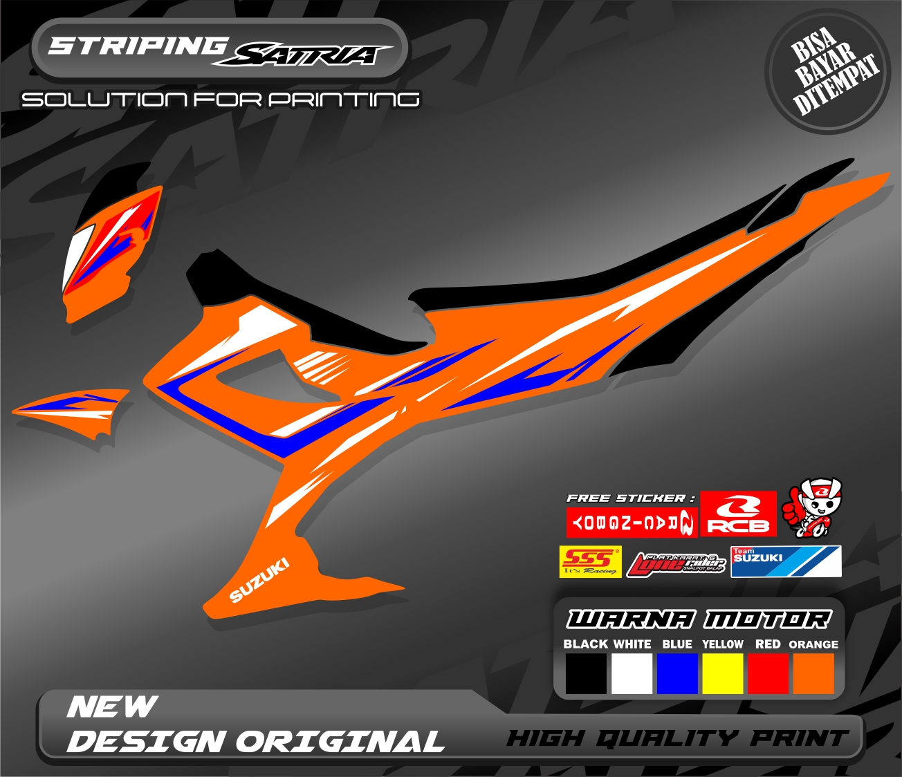 STRIPING SATRIA FU FACELIFT | Lazada Indonesia