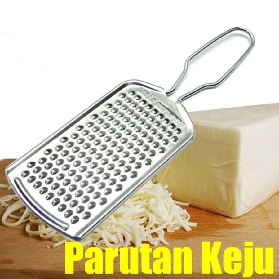 Alat Parutan Keju Kentang Coklat Stainless Steel Alat Parut Serbaguna ...