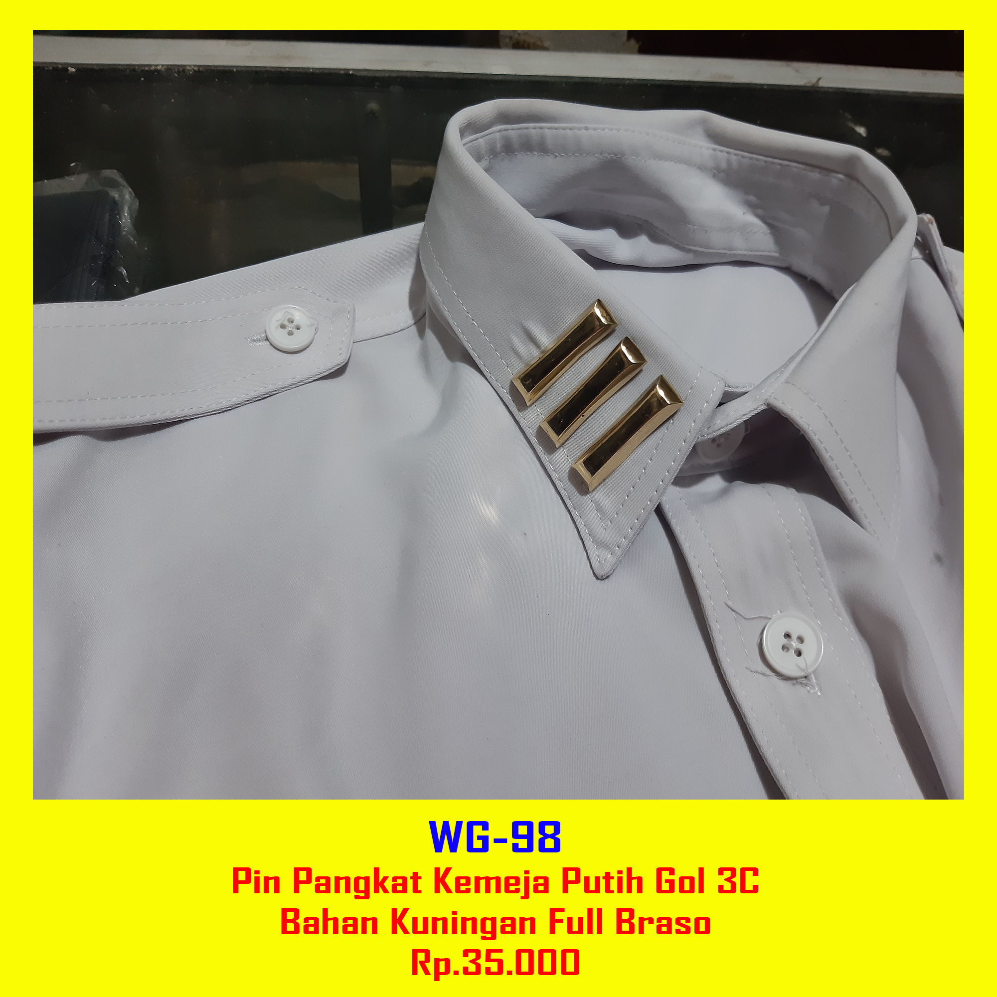 Pin Kerah PNS 3c / Braso | Lazada Indonesia