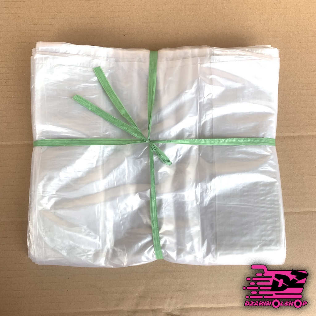 Plastik HD Kantong Kresek Clear Berat 1 Kg Transparan Bening / Kresek ...