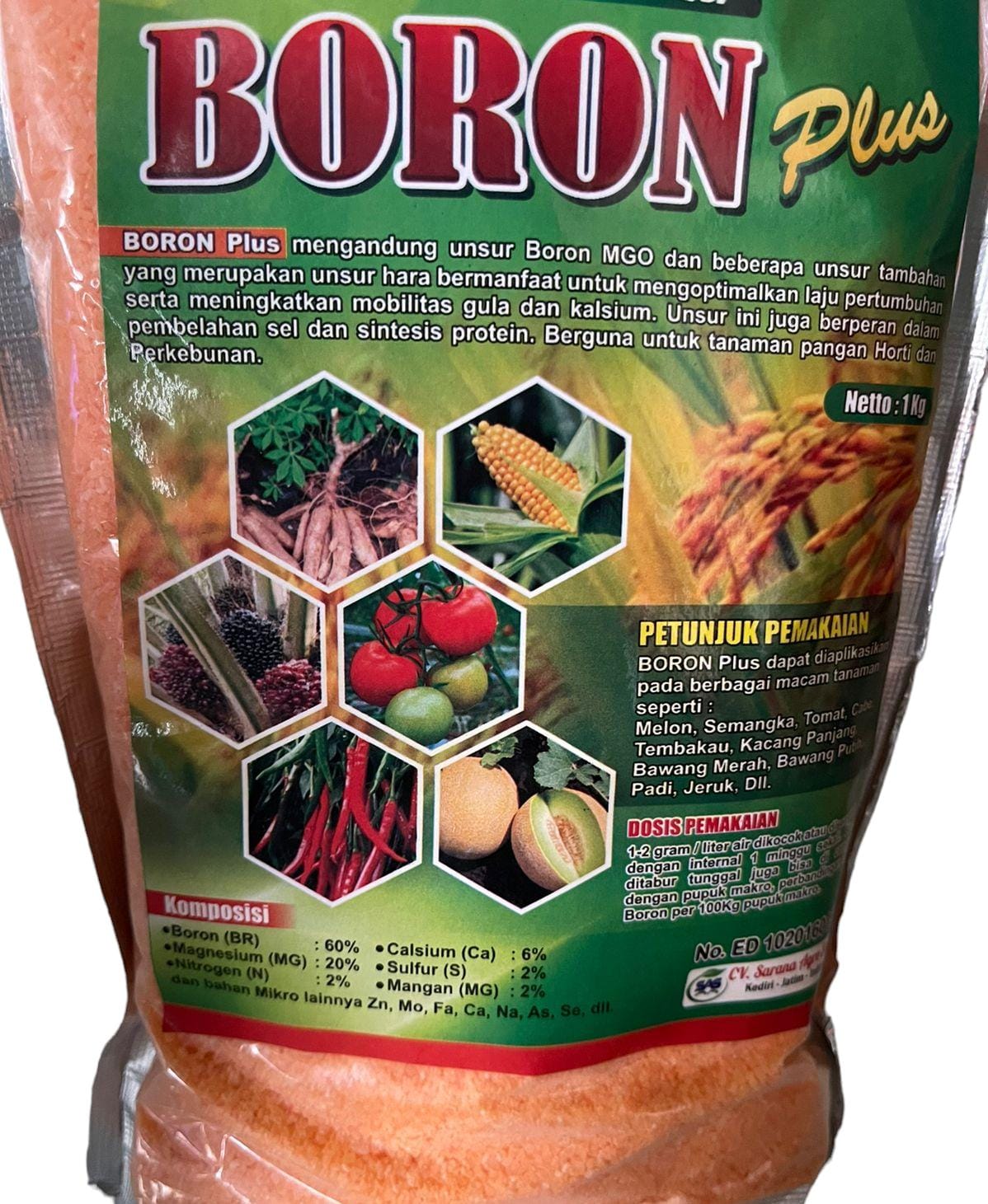 PUPUK BORON - pupuk mikro BORON PLUS kemasan 1kg | Lazada Indonesia