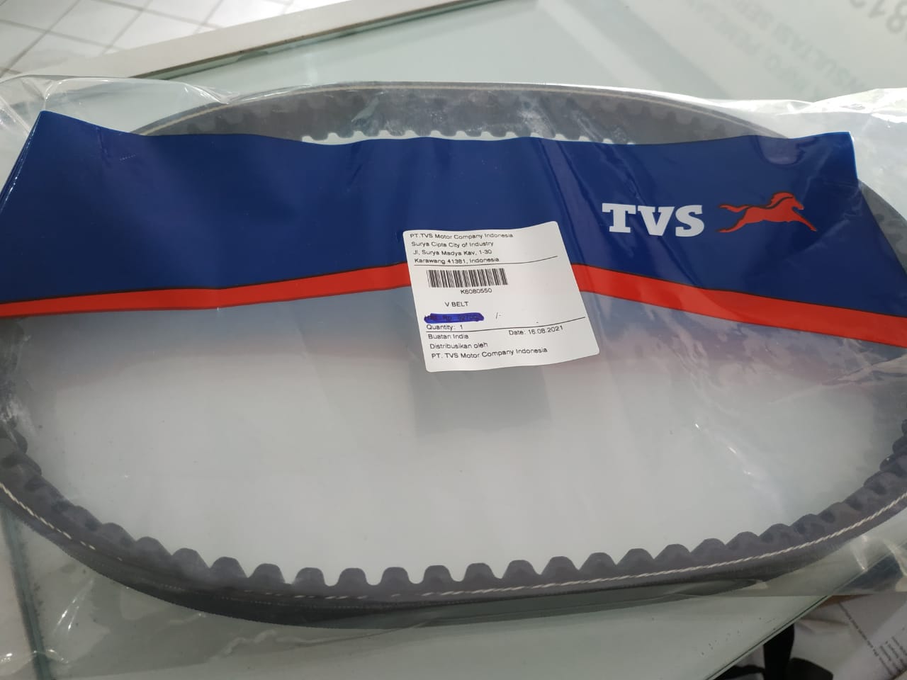V Belt - Dazz 110 Tvs jogja V belt Tvs dazz Kode part K6080550 | Lazada ...