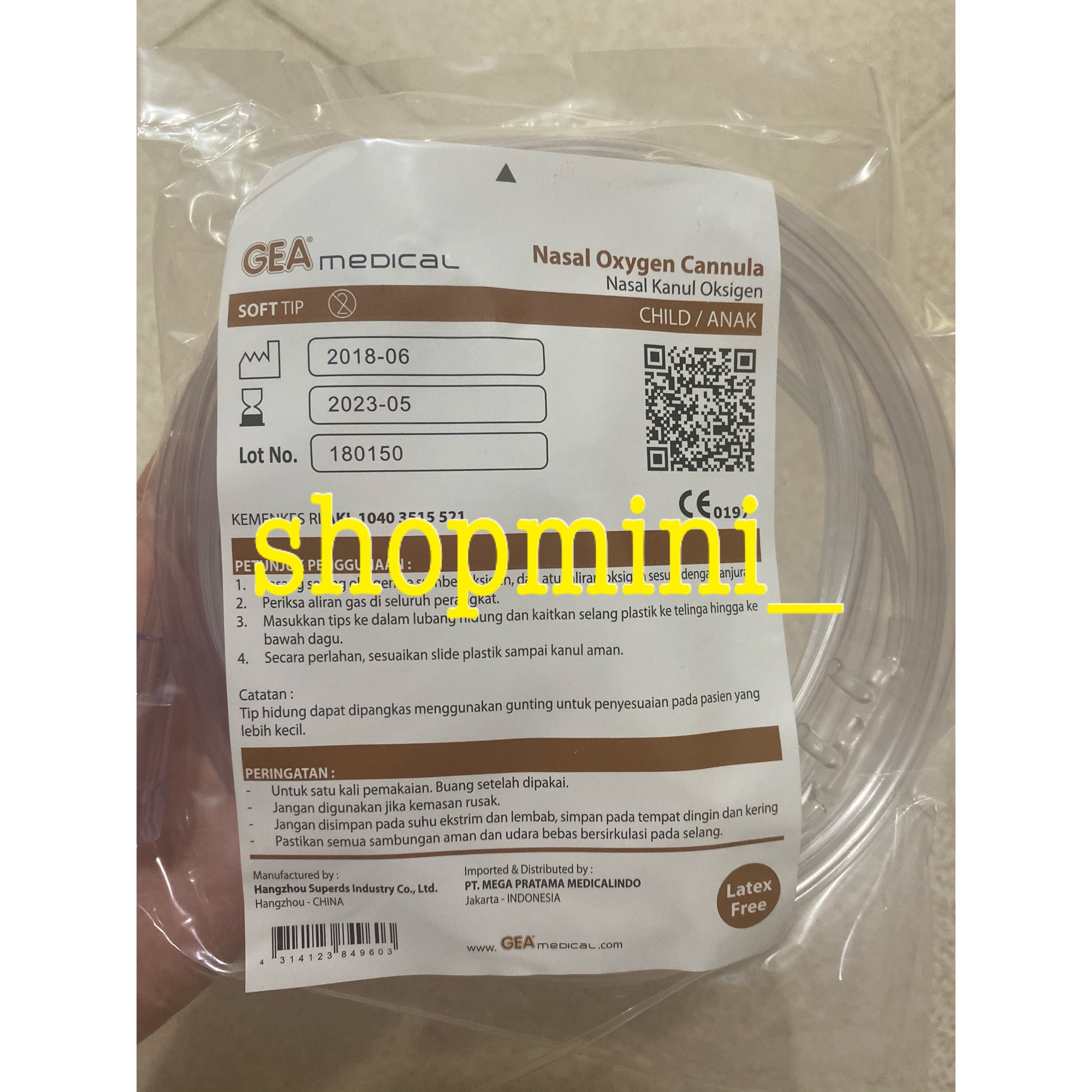 Nasal Cannula Oksigen Child | Nasal Kanula Oksigen Anak | Lazada Indonesia